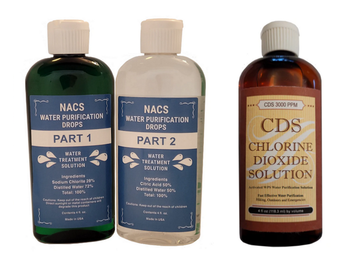 Chlorine Dioxide Water Purification Drops Erase Inflammation